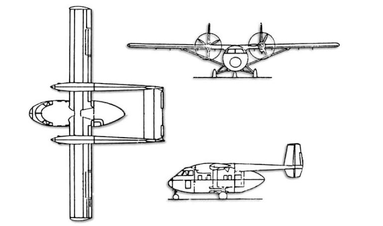 IAI 101 Arava ARVA — ICAO Type Designator L2T L/G