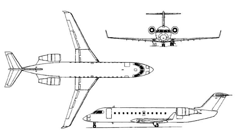 CANADAIR CL-600 Challenger 800 CRJ2 — ICAO Type Designator L2J M/F