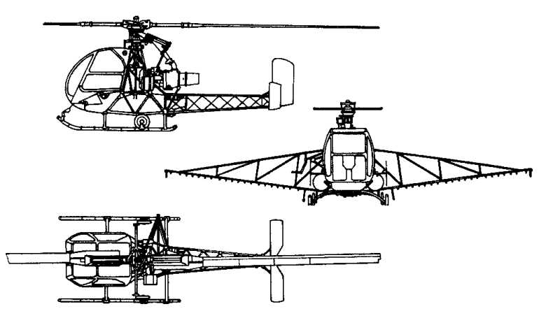 SUD SO-1221 Djinn DJIN — ICAO Type Designator H1T L/G