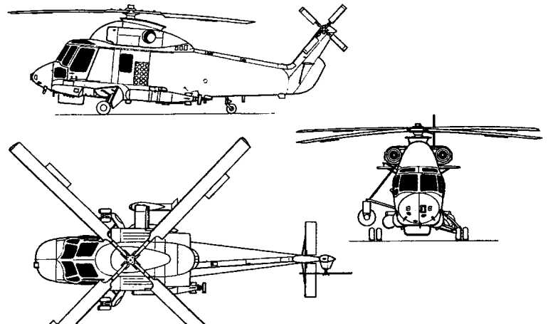 KAMAN K-20 Seasprite H2 — ICAO Type Designator H2T L/G