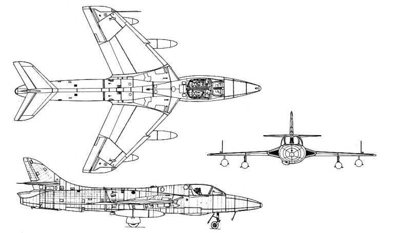 HAWKER Hunter HUNT — ICAO Type Designator L1J M/G