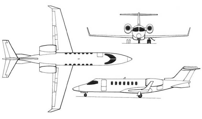 LEARJET 40 LJ40 — ICAO Type Designator L2J M/G
