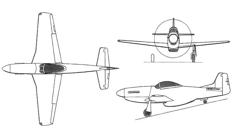 BOEVE P-51 Mustang MJ7 — ICAO Type Designator L1P L/G