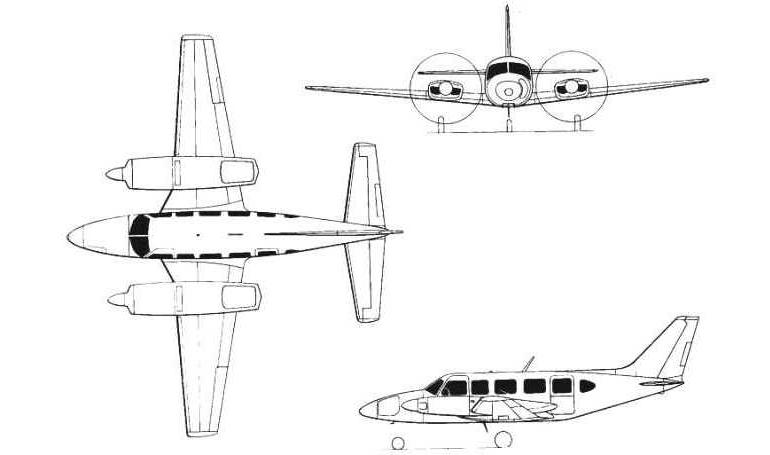 NEIVA NE-821 Caraja PAT4 — ICAO Type Designator L2T L/G