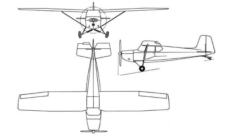 SCHEIBE SF-23 Sperling SF23 — ICAO Type Designator L1P L/G