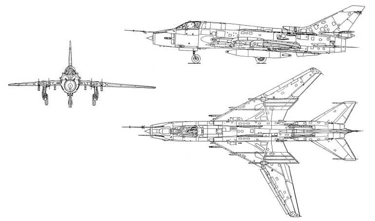 SUKHOI Su-17 SU17 — ICAO Type Designator L2J M/F