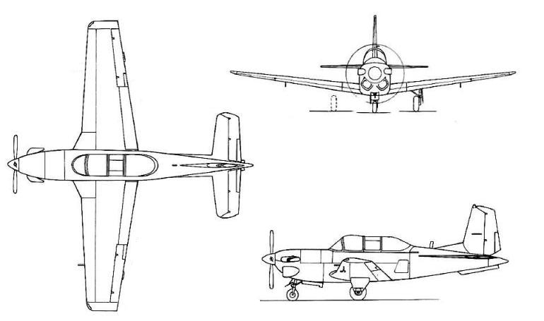 FUJI T-7 T7 — ICAO Type Designator L1T L/G