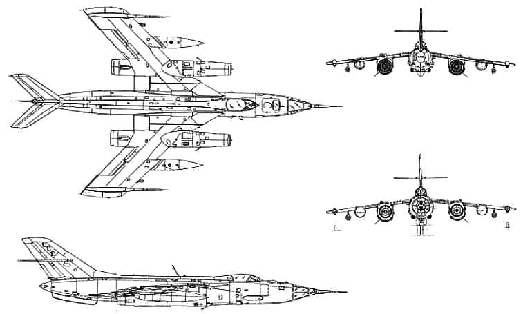 YAKOVLEV Yak-28 YK28 — ICAO Type Designator L2J M/F