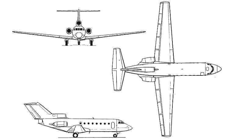 YAKOVLEV Yak-40 YK40 — ICAO Type Designator L3J M/G
