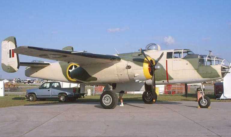 NORTH AMERICAN B-25 Mitchell B25 — ICAO Type Designator L2P M/F