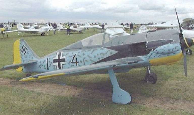 JURCA MJ-80 Focke-Wulf Fw-190 Replica MJ80 — ICAO Type Designator L1P L/G